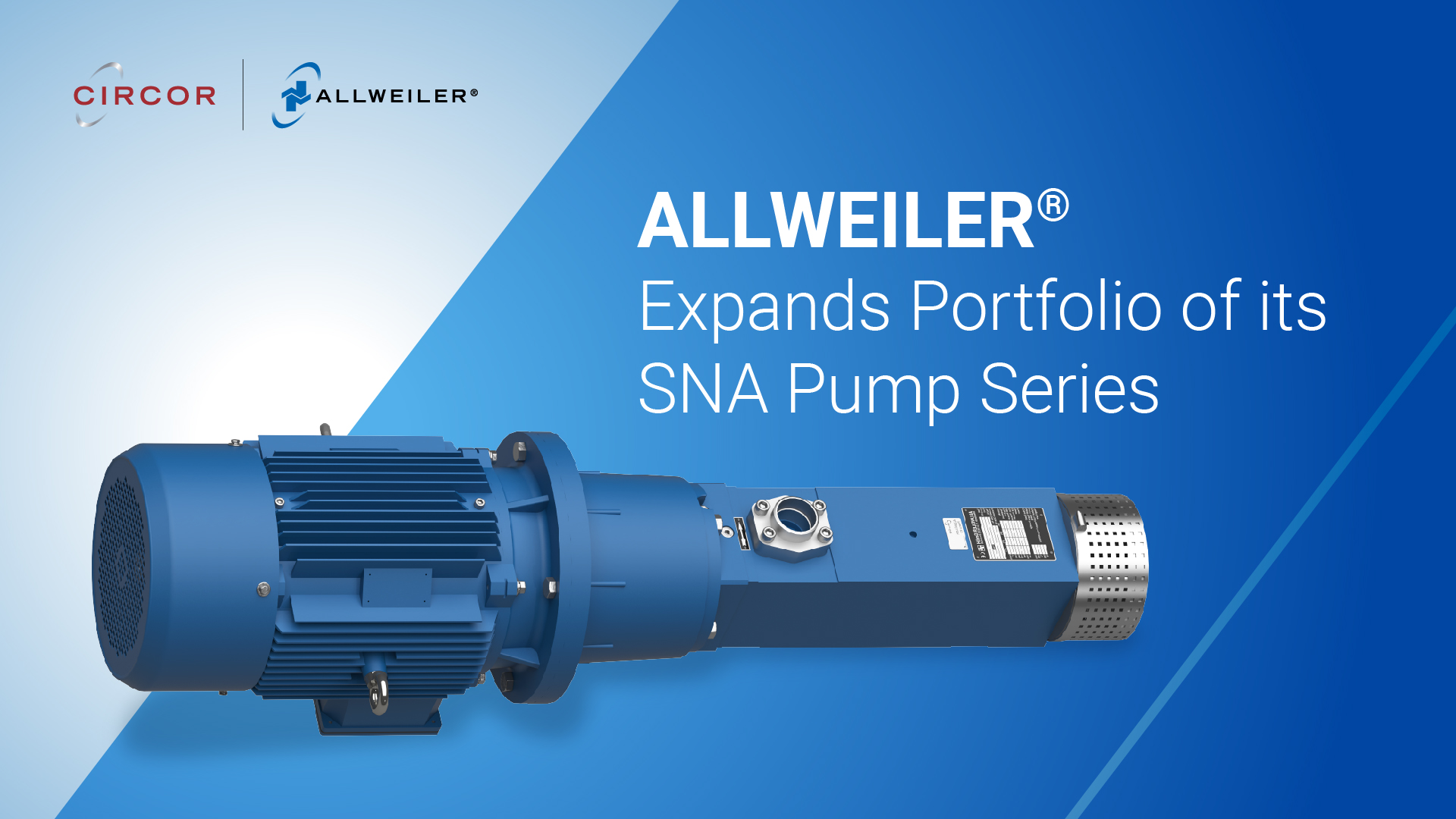Allweiler expands portfolio of SNA pump series - Pumps & Valves Magazine
